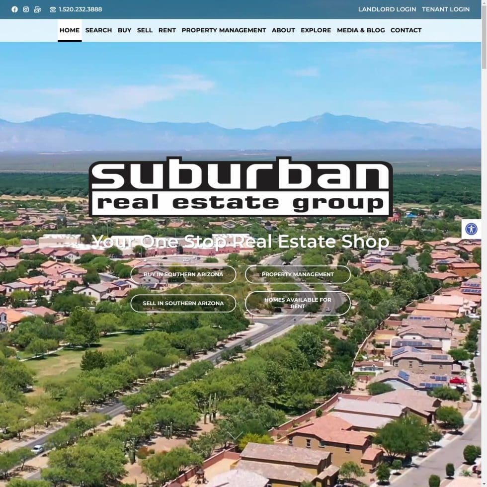 Suburban Real Estate Group Website & Marketing | Shield Bar Marketing